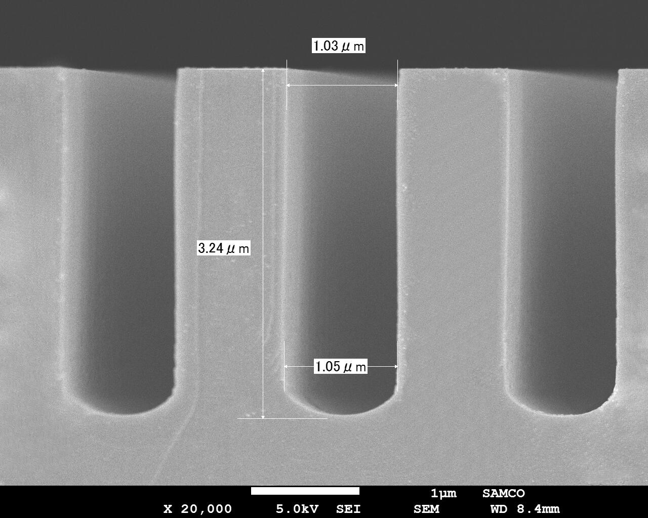 GaN deep trench etch | Samco Inc.