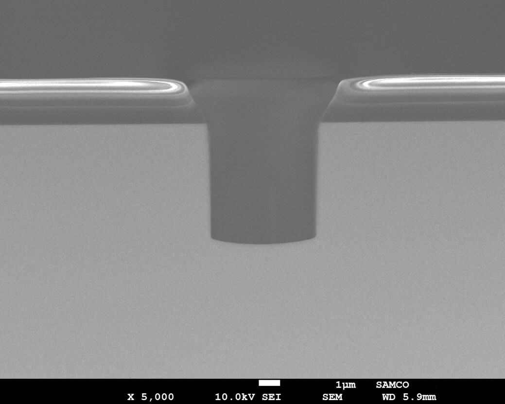 High-speed vertical GaAs etch | Samco Inc.